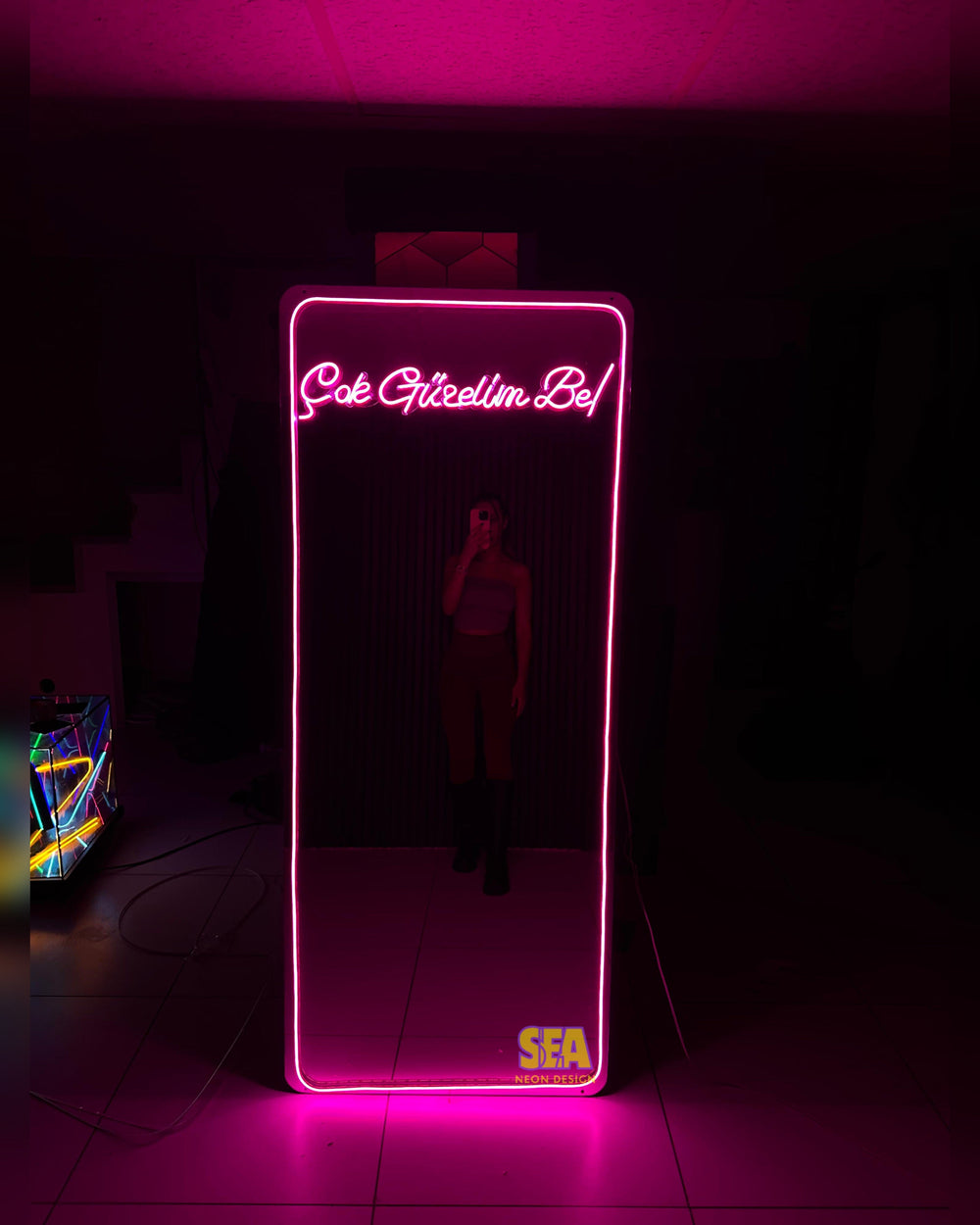 Neon Tabela & Sonsuzluk Aynası – Sea Neon Design
